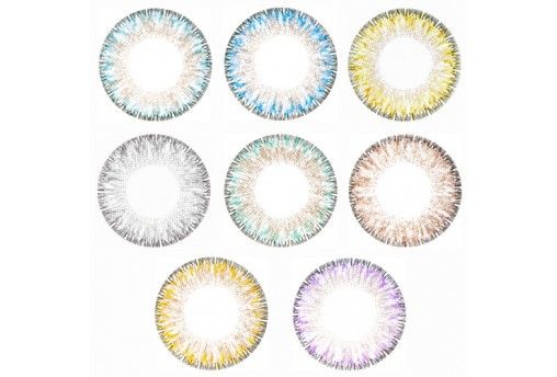 4 Tone Dazzling Colors Colored Contacts - Buy 4 Tone Color Lenses