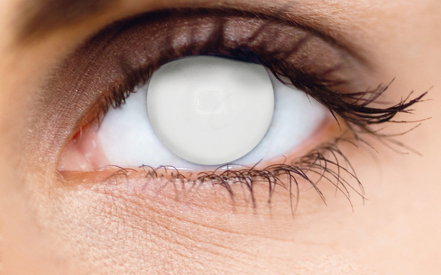 Whiteout Contacts - Order White Zombie Contact Lenses Online